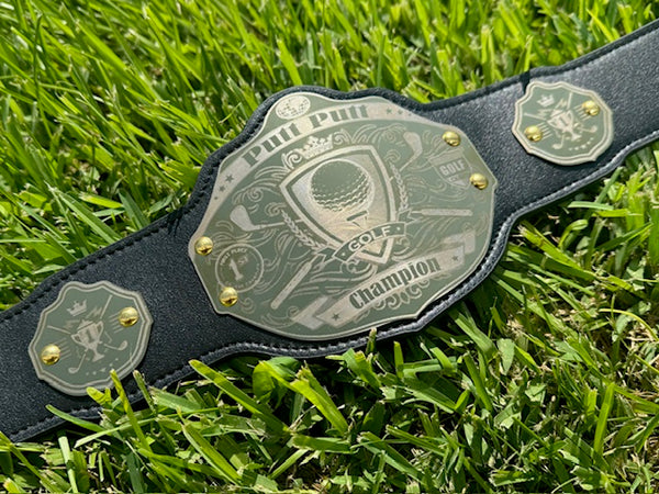 Mini Golf Championship Belt - Custom Text – Undisputed Belts