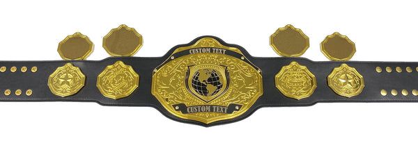 3D World Champ Custom Championship Belt Title Trophy - 3D Texture ...