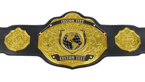 3D World Champ Custom Championship Belt Title Trophy - 3D Texture ...