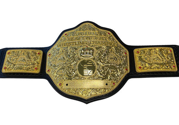 Custom Big Gold Championship Belt - Old School WWF WCW WWE Belt ...