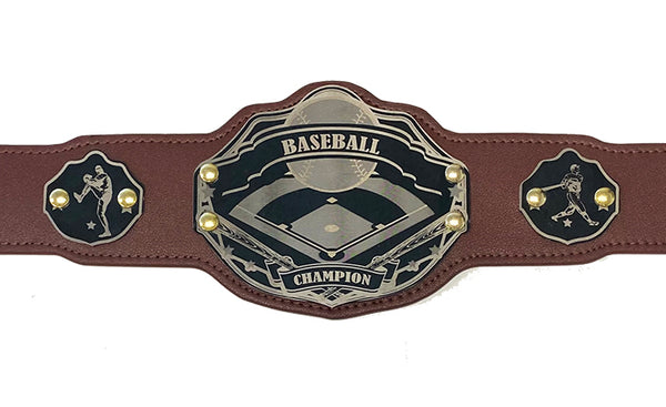 Mini Baseball Championship Belt - Custom Text – Undisputed Belts